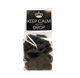 Zakje drop "keep calm and eat drop"