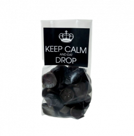 Zakje drop "keep calm and eat drop"